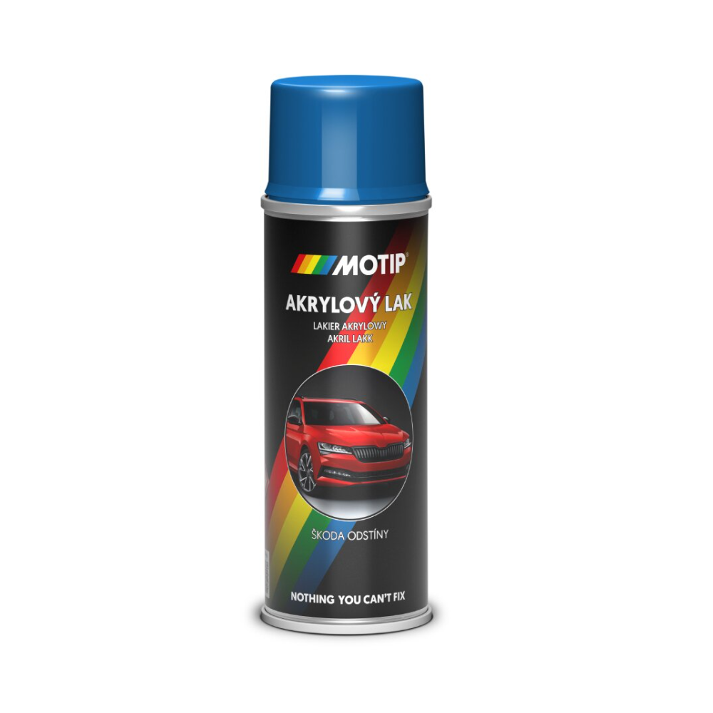 MOTIP AUTO-COLOR SKODA lézerkék festék spray 200ml - MOTIP spray webáruház